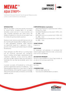 MEVAC™ AQUA STREPT+ | Tetravalent Bacterial Vaccine | Kemin